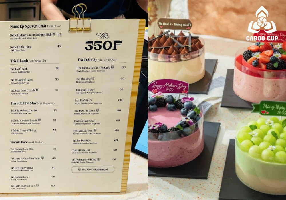 The 350F - Menu có gì mà hot rần rần trên mạng xã hội?